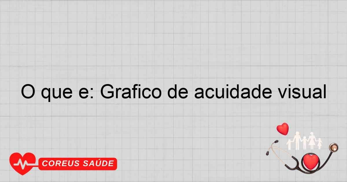 O Que é: Gráfico De Acuidade Visual - Entenda